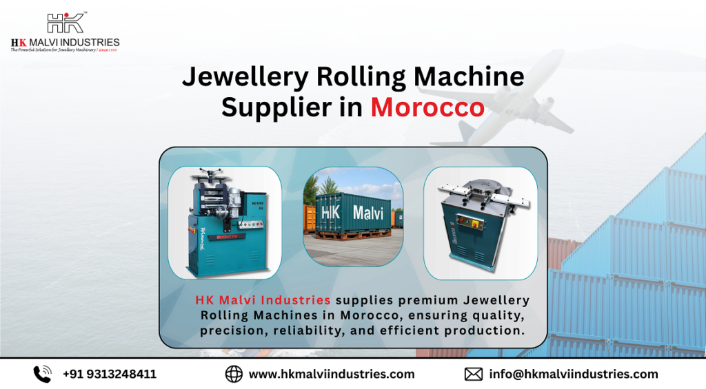 Jewellery Rolling Machine Supplier in Morocco